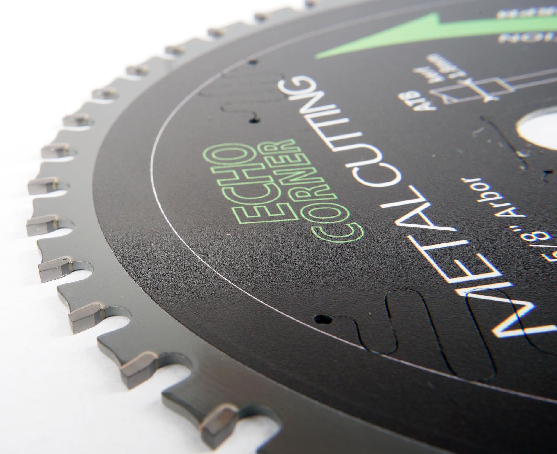 Echo Corner 6-1/2" Steel Cutting Circular Saw Blade, for Mild Steel Sheet Carbon Steel Plate Angle-Iron or Other Tough Metal, Carbide TCT 40-Tooth 5/8" Arbor