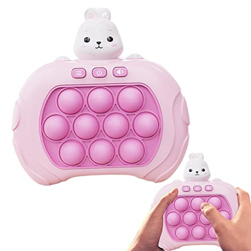Gelmevo 2PCS Pop Fidget Push Game, Handheld Bubble Game Console Toy for Kids and Teen Party Game Relaxation and Decompressions Fidget Toy