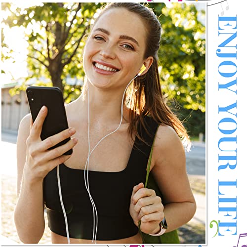 Konohan 60 Packs Earbuds Bulk Kids Headphones Earphones 6 Colors Ear Buds Bulk with Wire Individually Bagged for Students for Classroom School Library