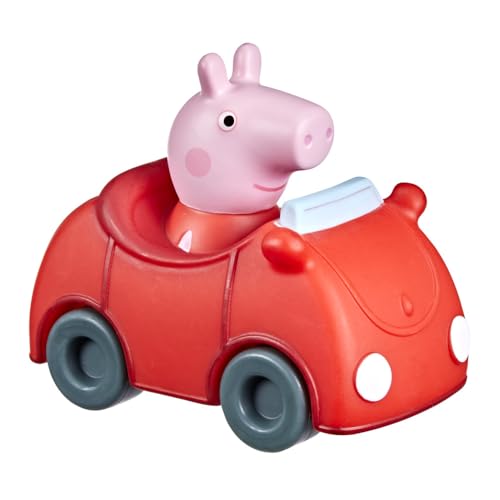 Peppa Pig Peppa’s Adventures Little Buggy Vehicle Preschool Toy for Ages 3 and Up in The Pig Family Red Car