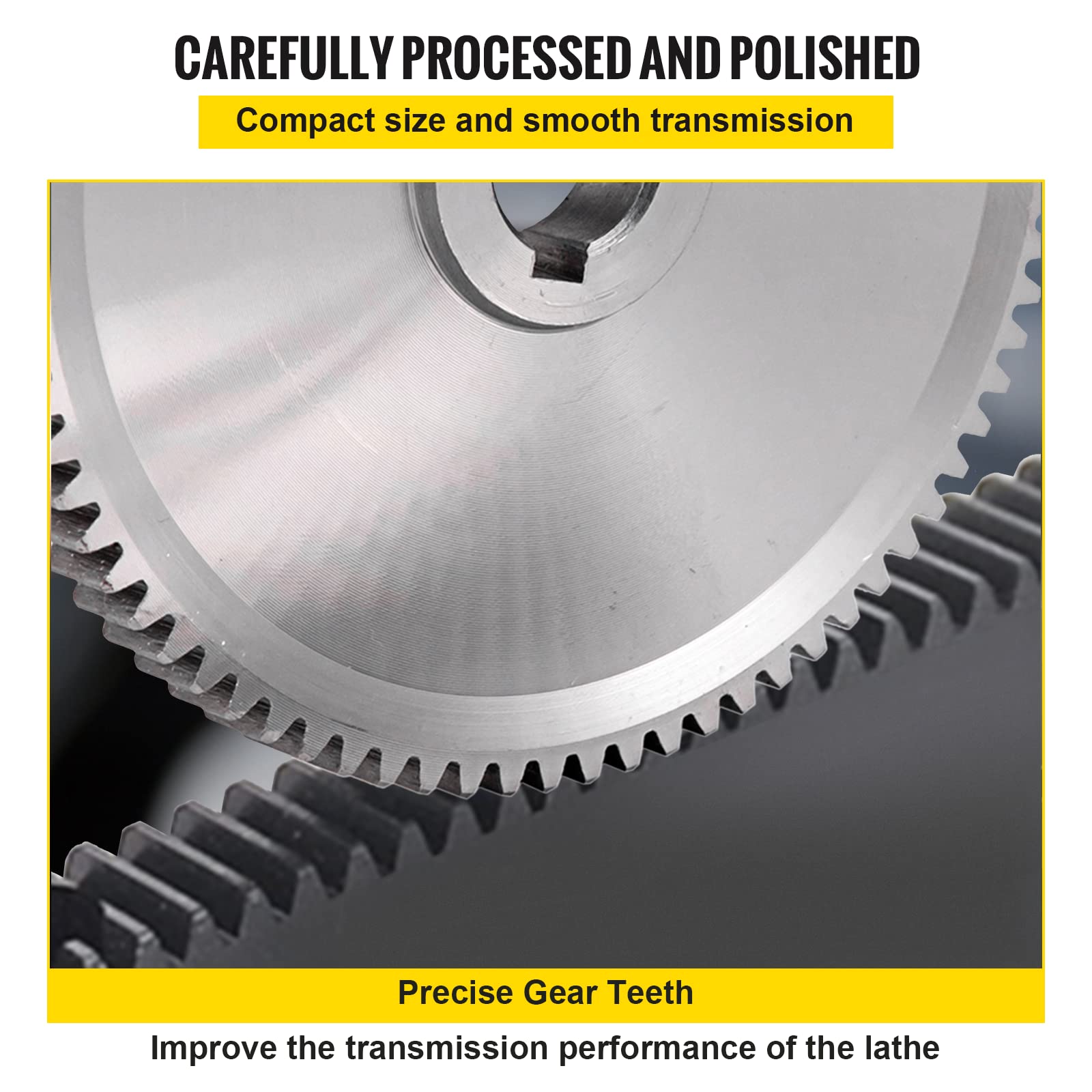 Mophorn 18pcs/Set CJ0618 Lathe Mini Lathe Gears Metal Cutting Machine Gears Lathe Gears Metal Exchange Gear (18pcs/Set)
