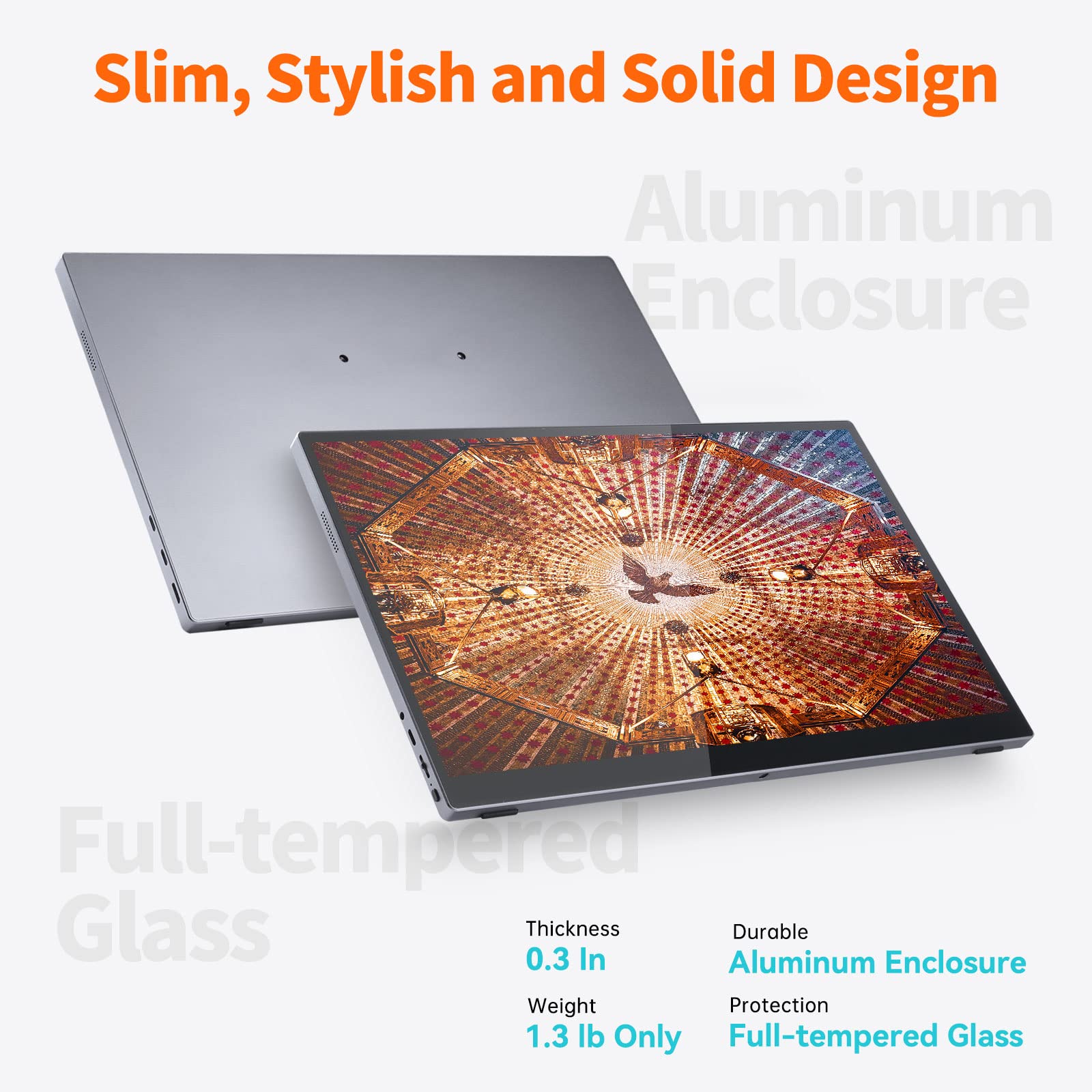 CASKING Upgraded Portable Touch Monitor Bundled with Premium Touch Monitor