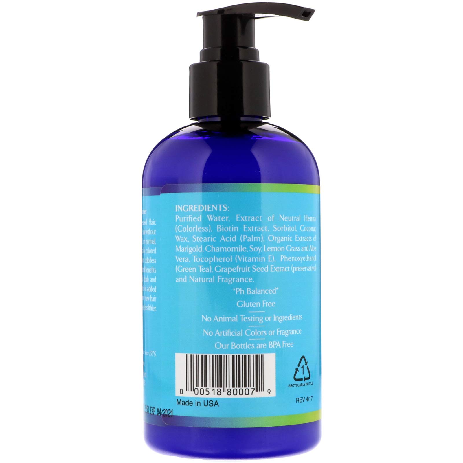 Rainbow Research Herbal Conditioner Henna and Biotin - 8 fl oz