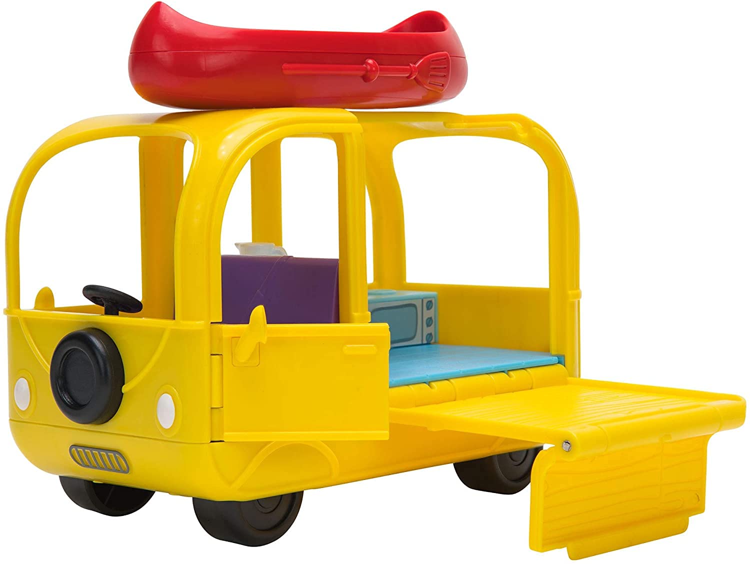 Peppa Pig Pop n’ Playhouse & Play n’ Go Campervan Combo Pack Playset, 15 Pieces - Includes 4 Character Toy Figures Plus Accessories - Toy Gift for Kids - Ages 2+