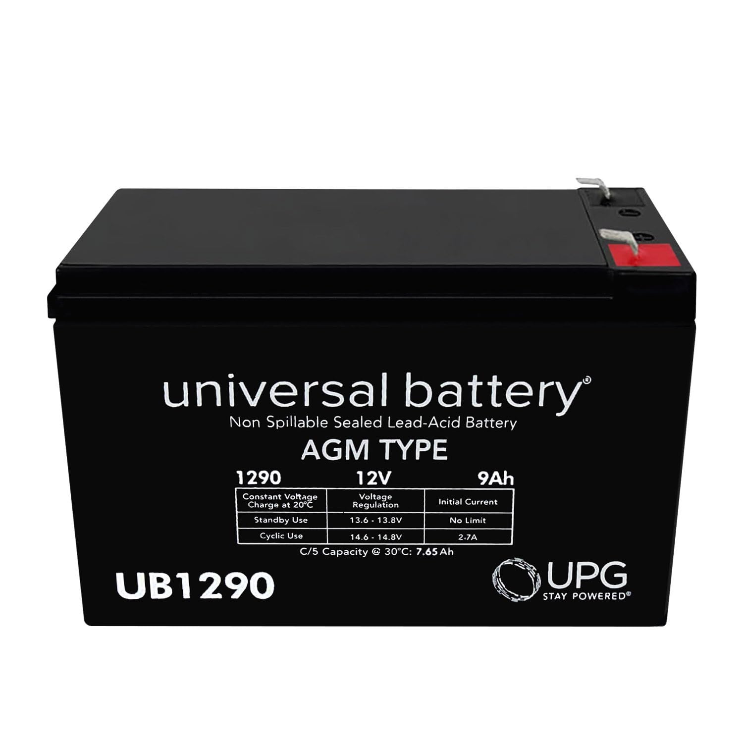 UB1290 Replacement for Parasystems/Minuteman PRO500E UPS Battery 12V 9AH