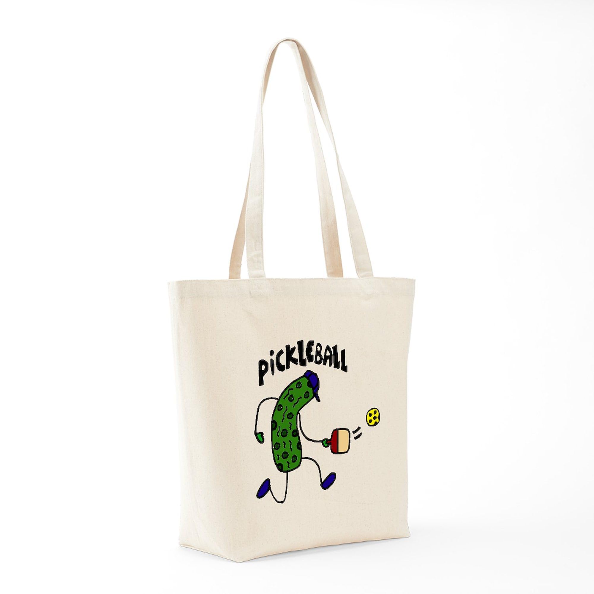 CafePress Pickleball Pickle Art Tote Bag Canvas Tote Shopping Bag