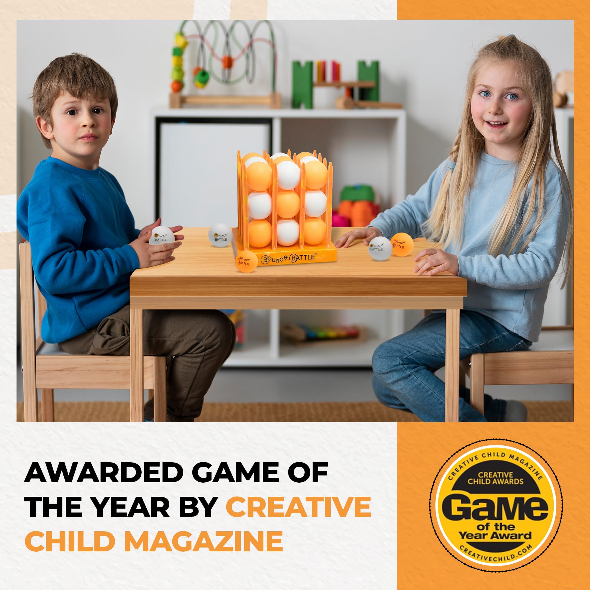 Bounce Battle Game Set - an Addictive Game of Strategy, Skill & Chance