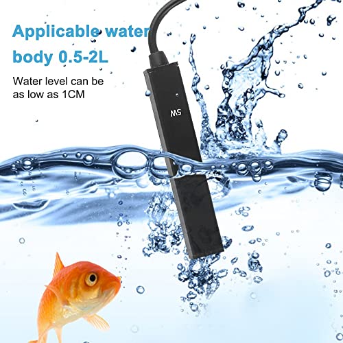 DONGKER Mini Aquarium Heater,USB 5W Submersible Heater for 0.5-2L Marine Saltwater and Freshwater