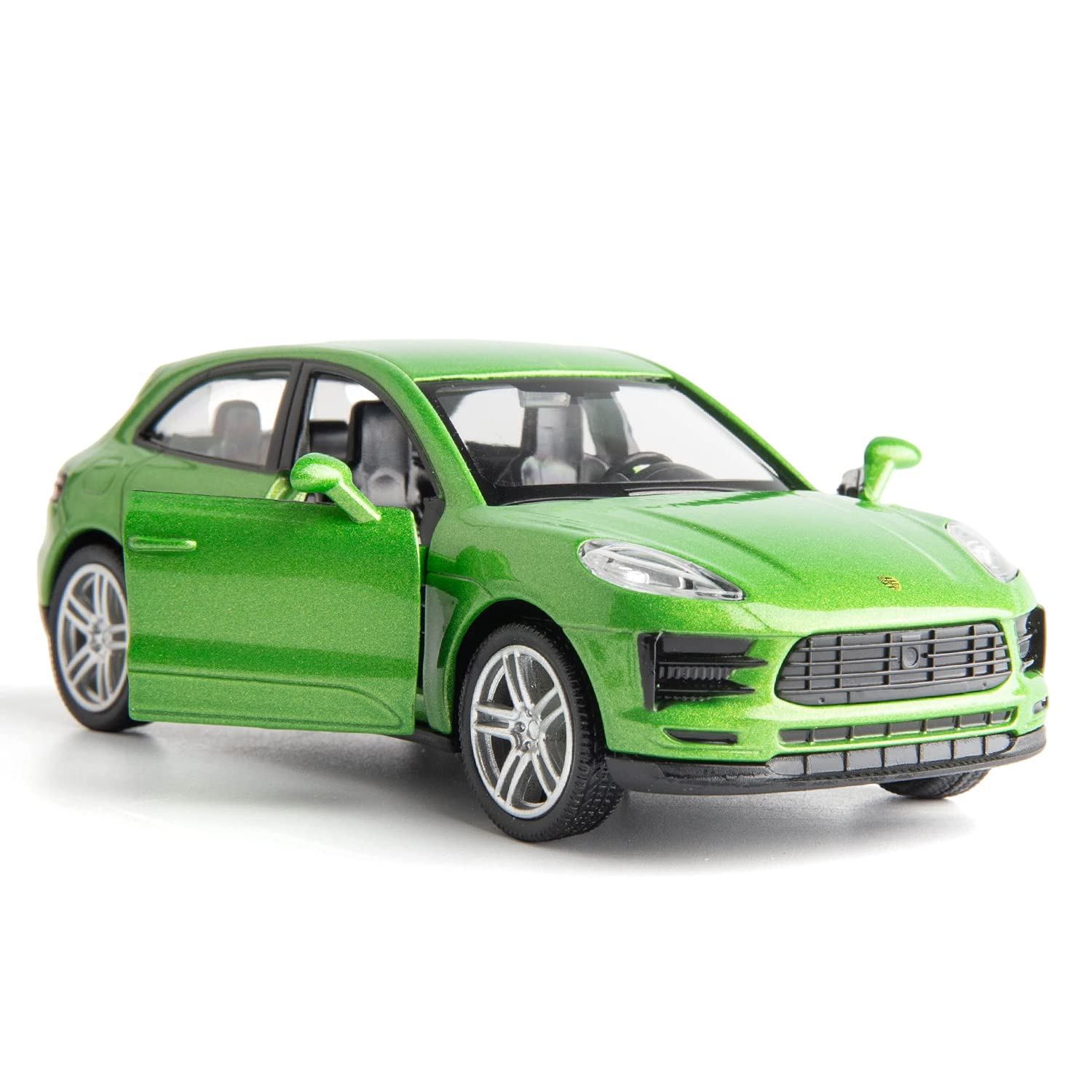RMZ City 1:36 Scale Diecasting Alloy Car Model Porsche McCann Toy Car, Pull Back Vehicles Toy Car for Toddlers Kids Boys Girls Gift (Green)