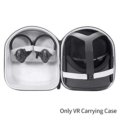 CALIDAKA Hard Carrying Case Compatible with Oculus-Quest 2 Gaming Headset, VR Gaming Headset Travel Case Protective Cover Storage Bag