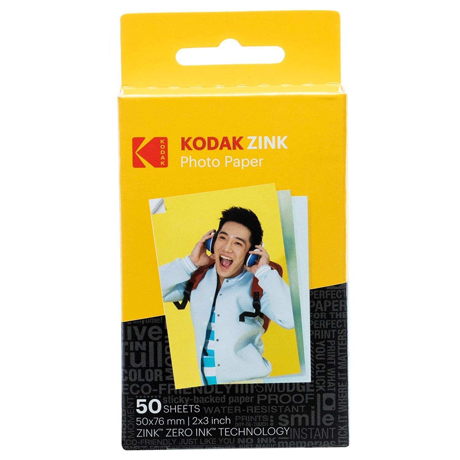 Kodak 2x3ʺ Premium Zink Paper 100 Pack with Soft Case