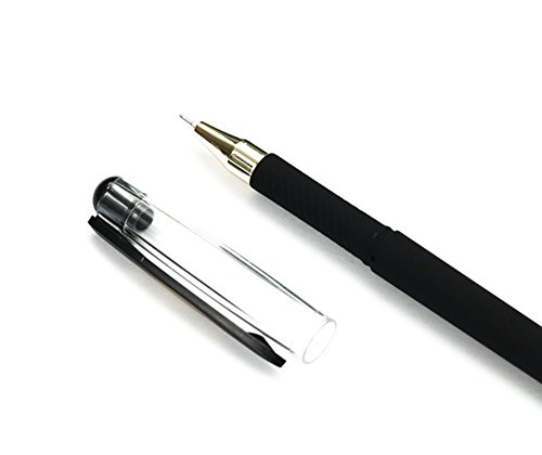 M&G Gel Grip Stick Fine Point Gel Pens, 0.5mm,12 Black Ink Pen