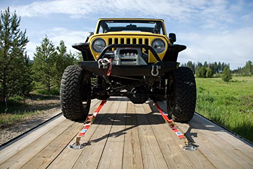 Mac's Tie-Downs 511108 Black Super Pack with 8' x 2" Combination Axle Straps