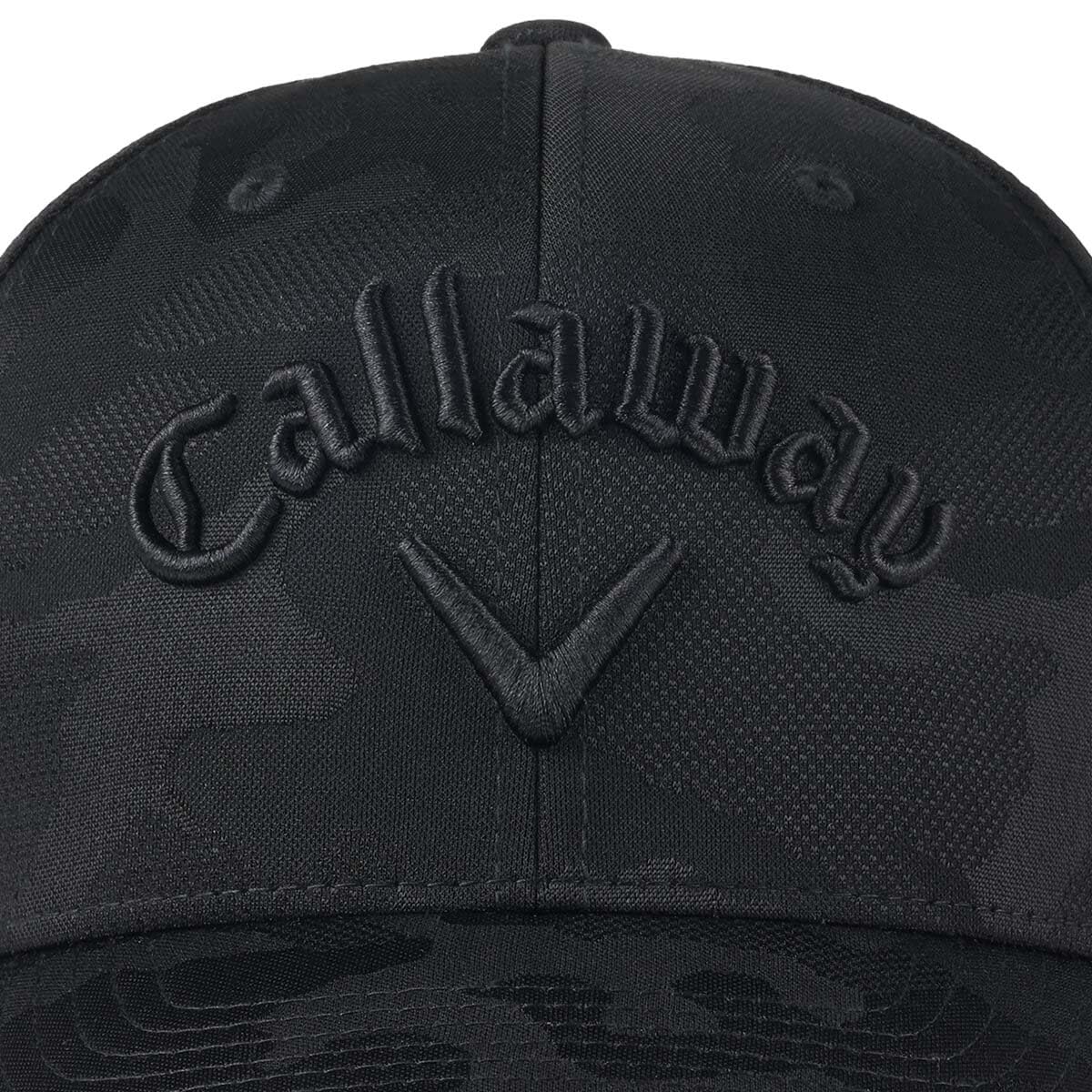 Callaway Camo Flexfit Snapback Hat, One Size, Black