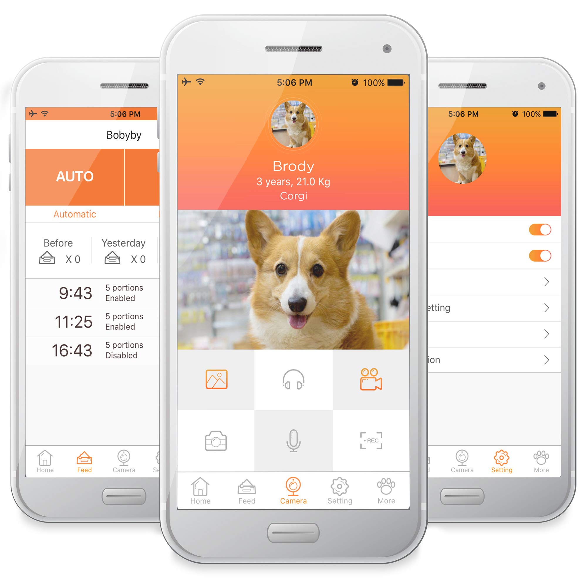 Best Choice Products Smart Automatic Pet Feeder w/HD Camera, Wi-Fi Enabled Smartphone App, Portion Control, 4.5L Food Capacity, 2-Way Audio Voice Recorder Microphone, White, for Cats and Dogs