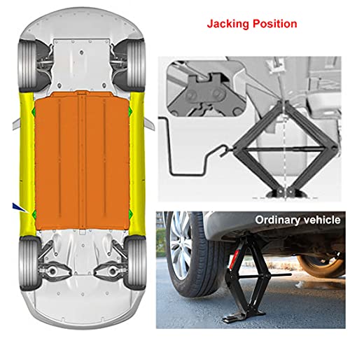 CPROSP Scissor Jack for car/SUV/MPV (4400 lbs / 2T Load), Just for Tire Wrench, Just for Emergency Use, not for Weekly Projects