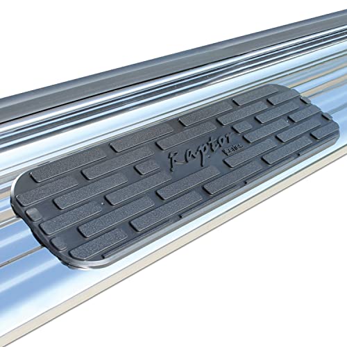 Raptor Series 7 inch Stainless Running Boards Side Steps for 04-14 Ford F-150 SuperCab/Extended Cab