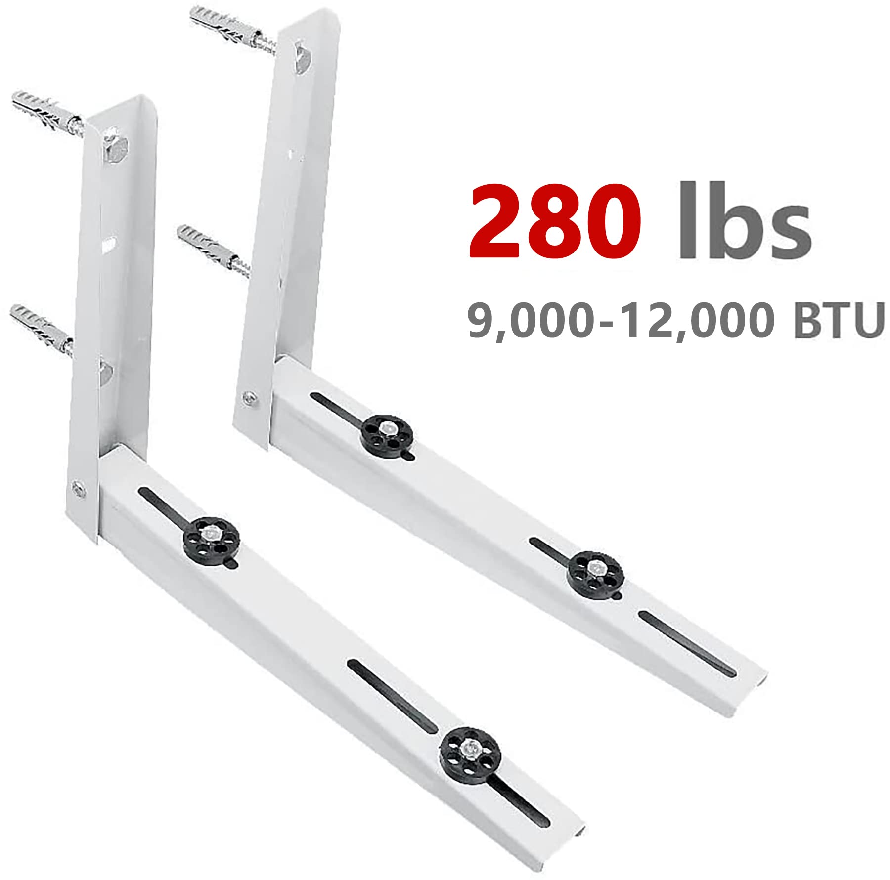 LBG Products Wall Mounting Bracket for Ductless Mini Split Air Conditioner Condensing Unit 1-2P, Support up to 265lbs (7000-12000 BTU)