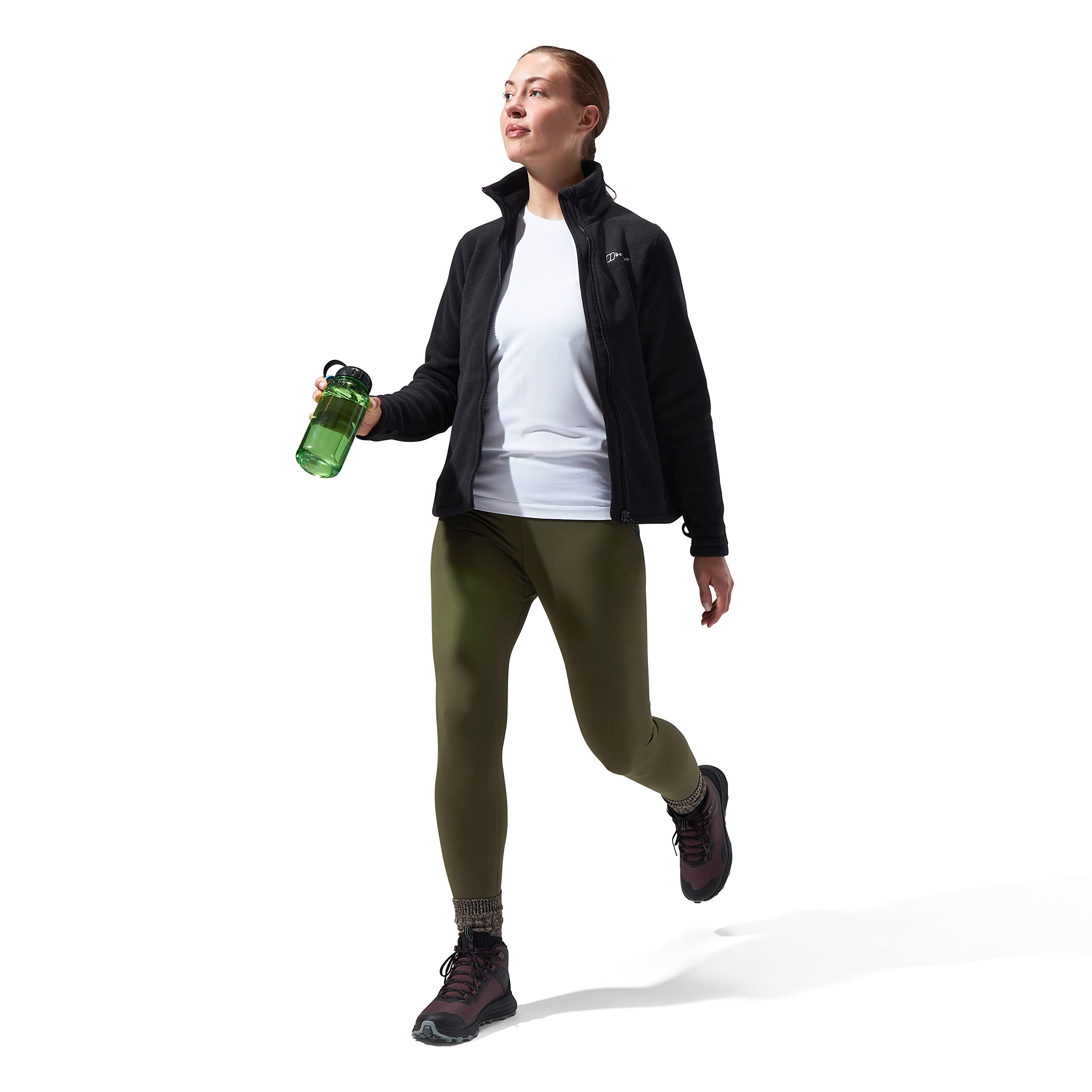 Berghaus Women's Prism Polartec Interactive Jacket, Black/Black, 12