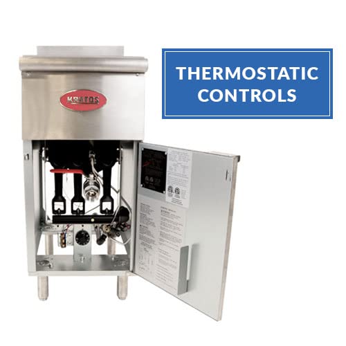 Kratos 29Y-012 Commercial Restaurant Gas Floor Fryer - Five Burners - 70 to 100 lb. Capacity - Liquid Propane