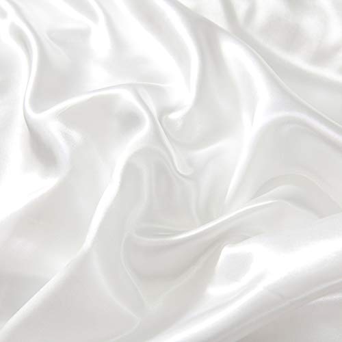 HOdo Home Satin Duvet Cover Twin Size, 3 Piece Silk Like Comforter Cover, Ultra Soft and Breathable Bedding Set with Zipper Closure & Corner Ties