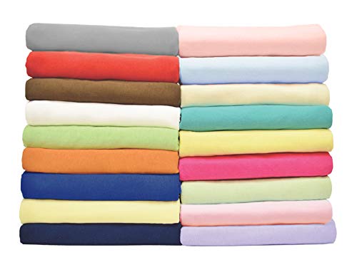 TL Care Supreme Fitted Crib Sheet 28" x 52", Enhanced Thickness for Soft, Breathable Neutral 100% Cotton Jersey Comfort, Royal, for Boys and Girls