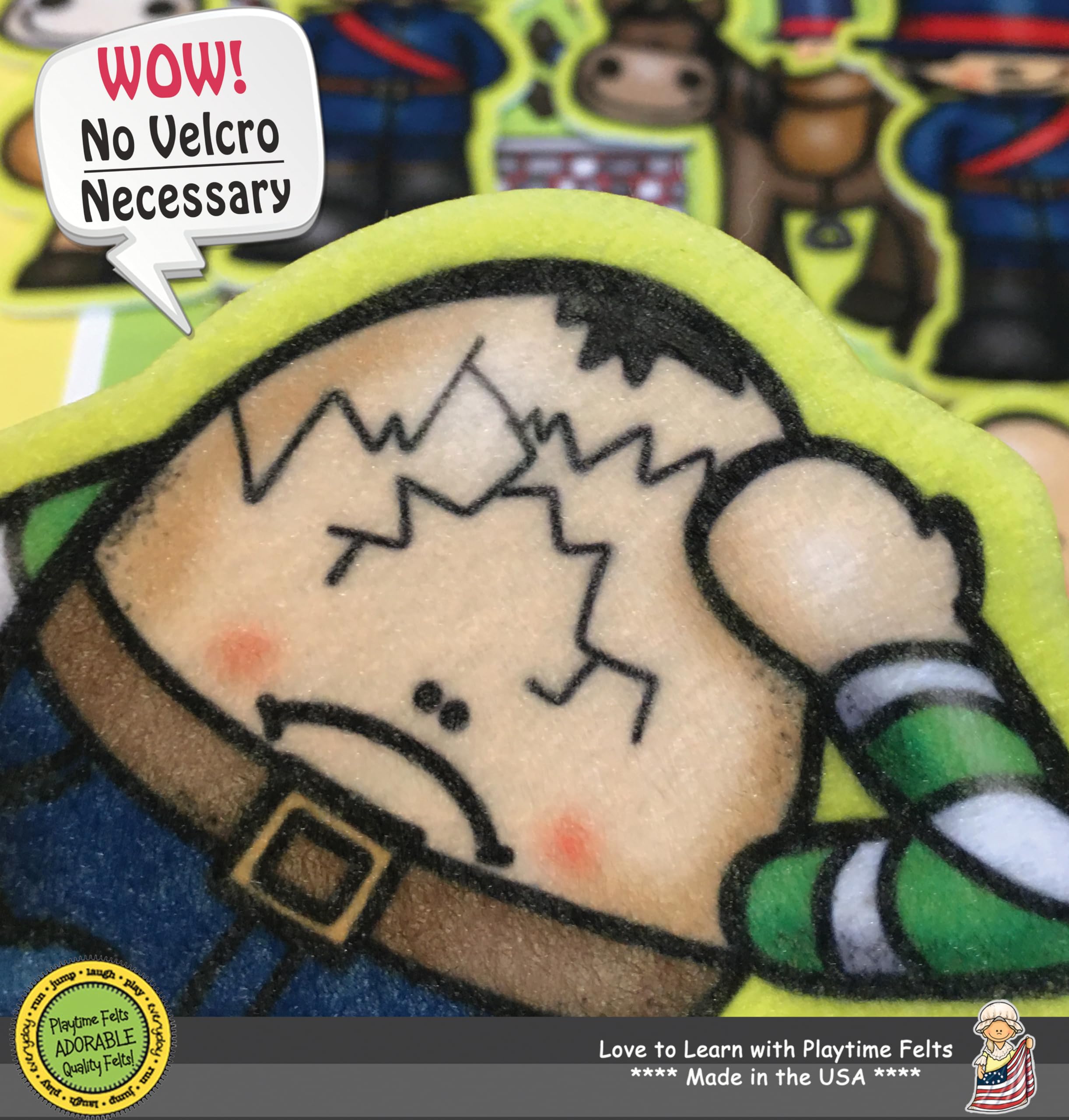 Humpty Dumpty Nursery Rhyme Felt Figures | 8 Adorable Felt Board Pieces for Flannel Board. Perfect for Toddlers, Preschool and Kindergarten - Reusable Felt Board Stories