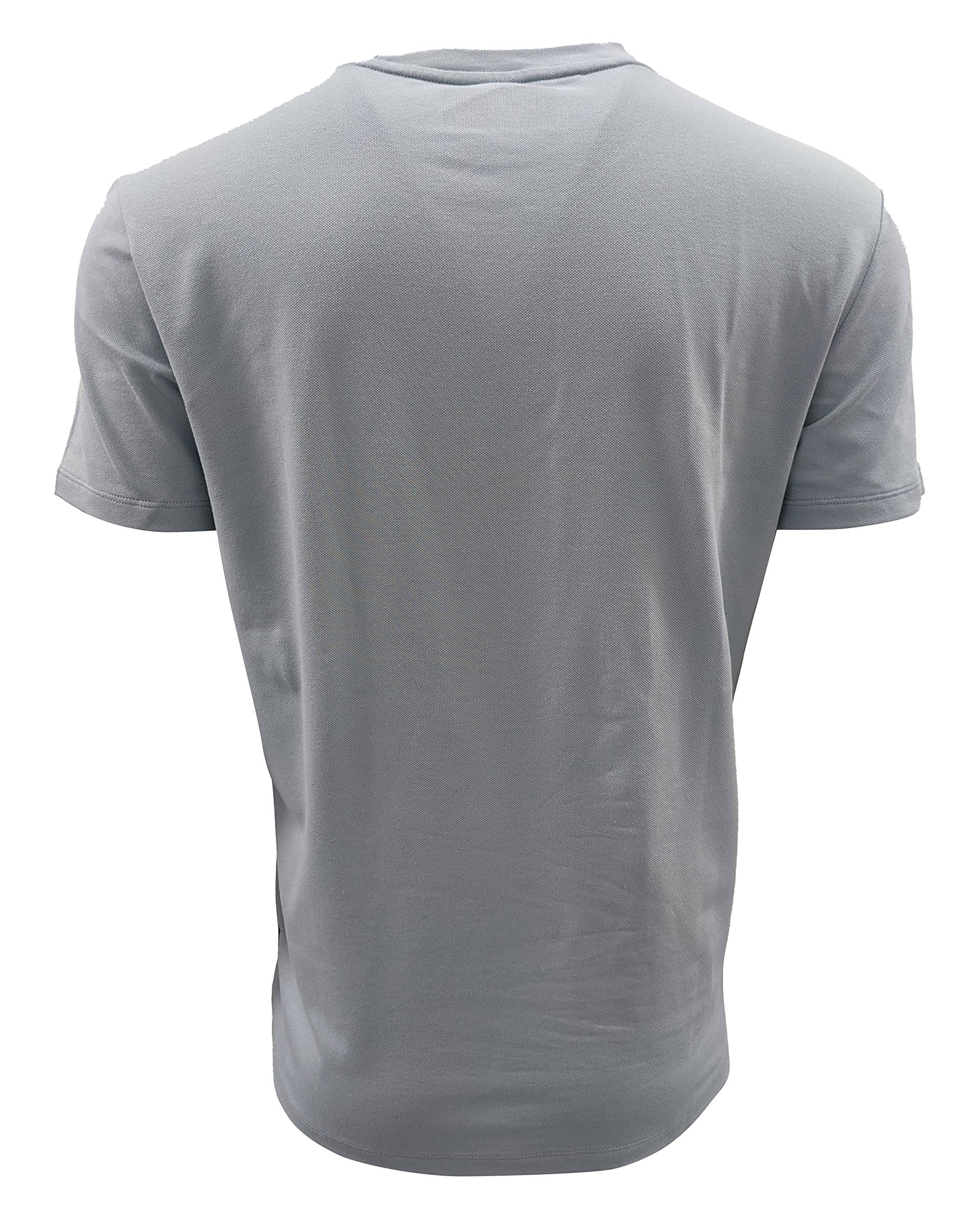 Calvin Klein Men's Tech Pique Crewneck T-Shirt (X-Large, Light Blue)