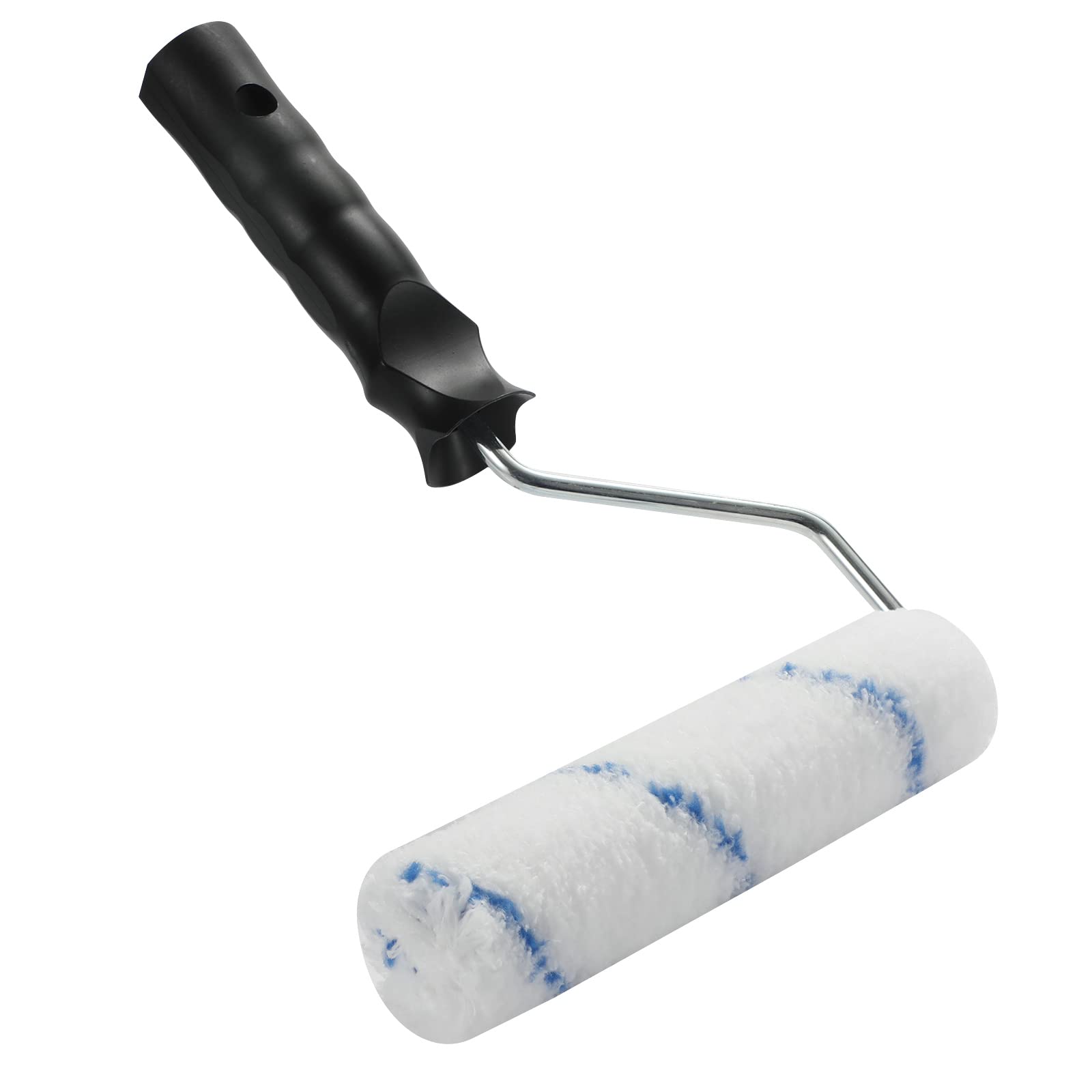 Paint Roller,6 Inch High-Density Microfiber Roller Refills,Paint Tray, Mini Roller 1/2" Nap Covers for Latex Paint (12-Pack)