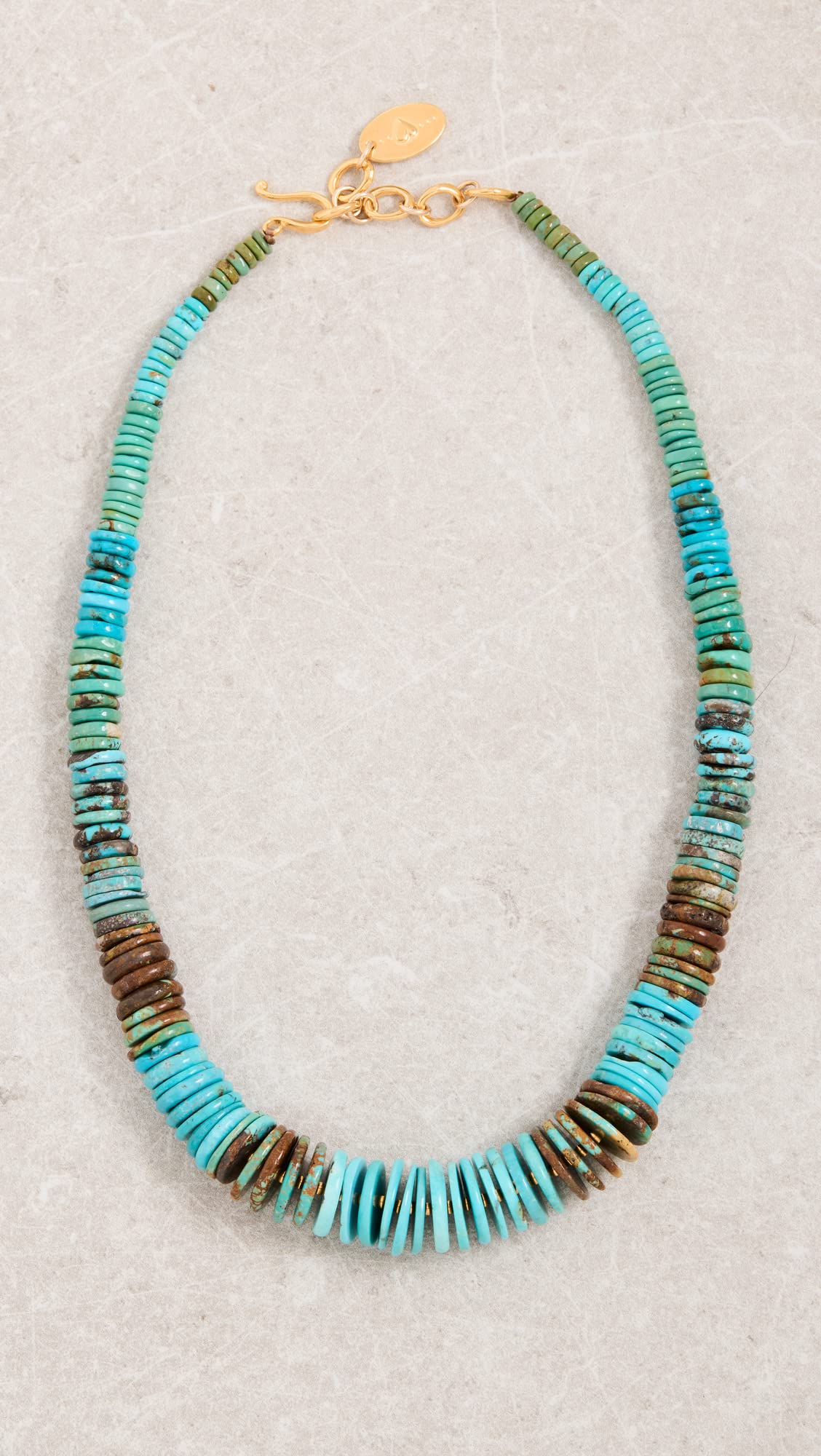 Chan Luu Women's Statement Turquoise Chip Necklace, Turquoise, Blue, One Size