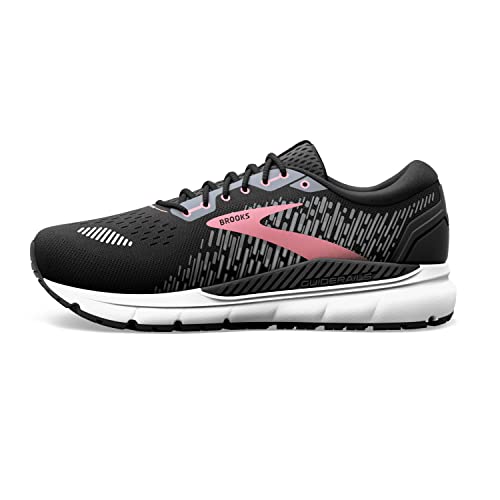 Brooks Women's Addiction GTS 15 Supportive Running Shoe - Black/Ebony/Mauvewood - 5.5 Medium