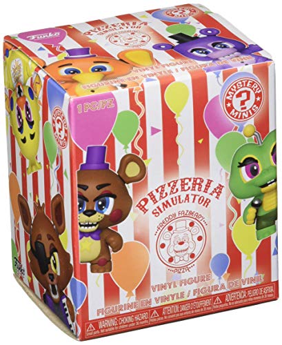 Funko Mystery Mini Blind Box: Games: Five Nights at Freddy's (FNAF) 6: Pizzeria Simulator: PDQ - Rockstar Foxy - (CDU 12) - FNAF Pizza Simulator - Collectible Vinyl Figure - Gift Idea and Display