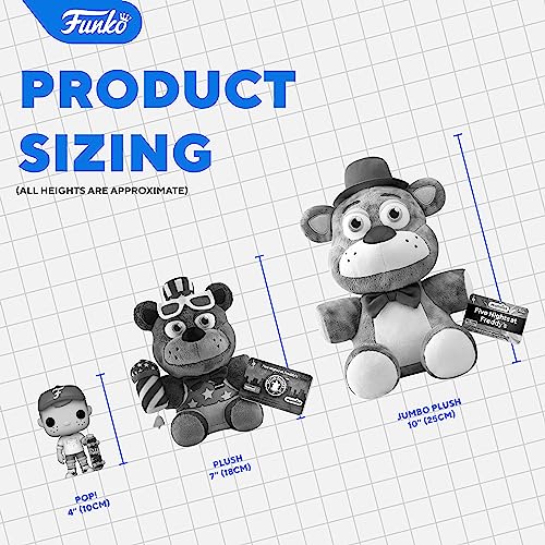 Funko Plush: Five Nights at Freddy's (FNAF) - Moon Man - Pizza Plex-Montgomery Gator - FNAF Pizza Simulator - Collectible Soft Plush - Birthday Gift Idea - Official Merchandise - Stuffed