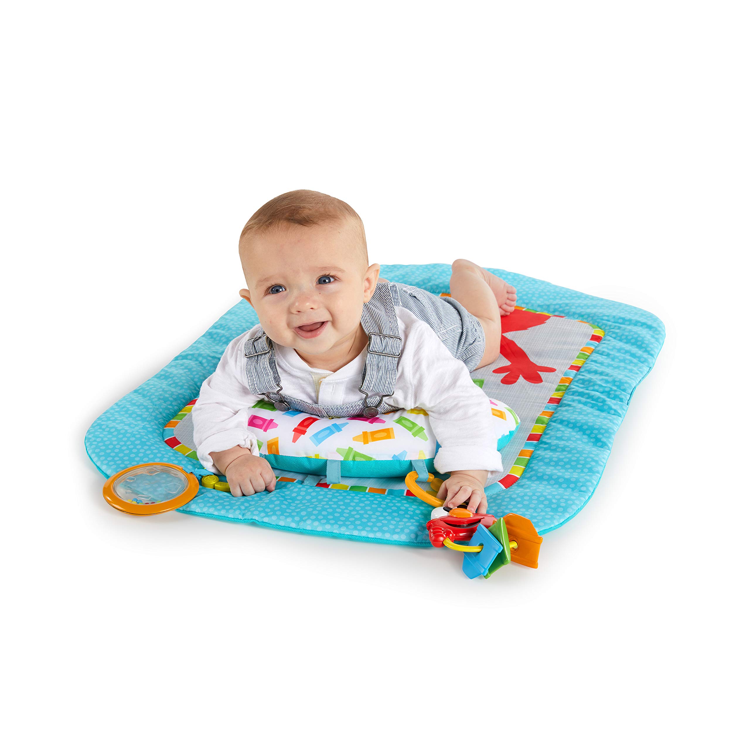 Bright Starts Sesame Street I Spot Elmo! Prop Mat, Ages 0-12 Months