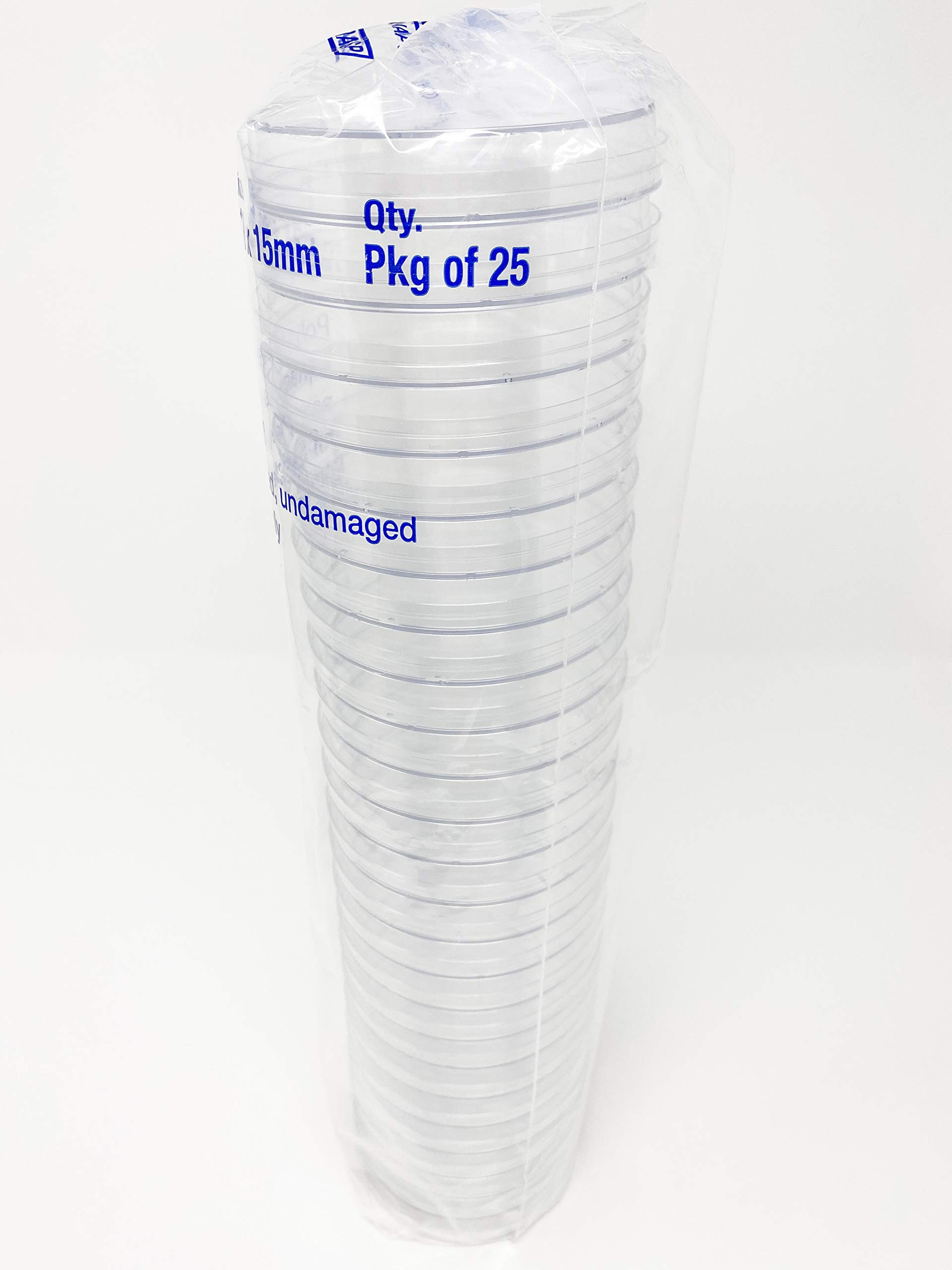 EZ BioResearch Petri Dish with Lid, 100 mm/15 mm, Sterile, 25/Pack