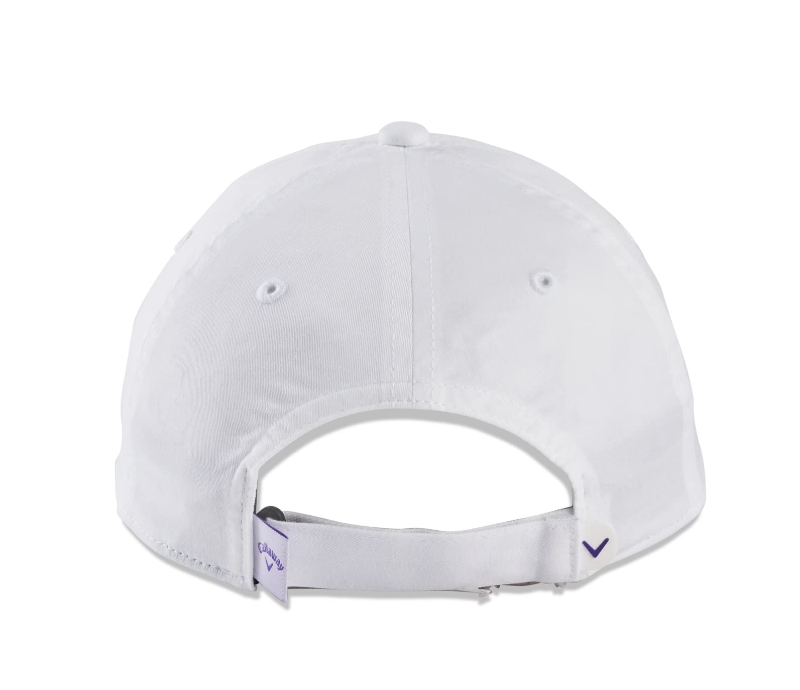 Callaway womens Ladies Heritage Twill Hat, White/Purple, One Size US