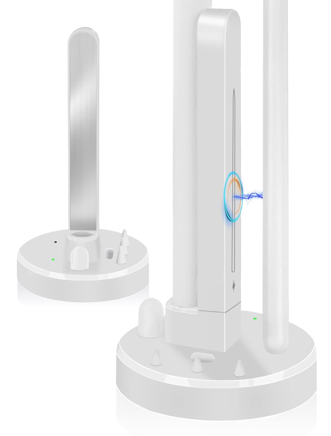 Charging Stand Compatible for Apple Pencil 1st & 2nd Generation,Magnetic Wireless Charging Holder for Apple Pencil , iPad Pen Charging Holder Stand for iPad Pencil 1st & 2nd Gen(White)