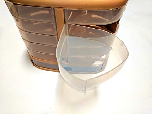 Eleven Translucent Drawer Portable and Sturdy Storage and Organization Cabinet/Box, for Home, Office or Sewing Room. Use for Arts, Crafts, Hobby, Beads, Notions, Crayons, Batteries, and Small Parts.