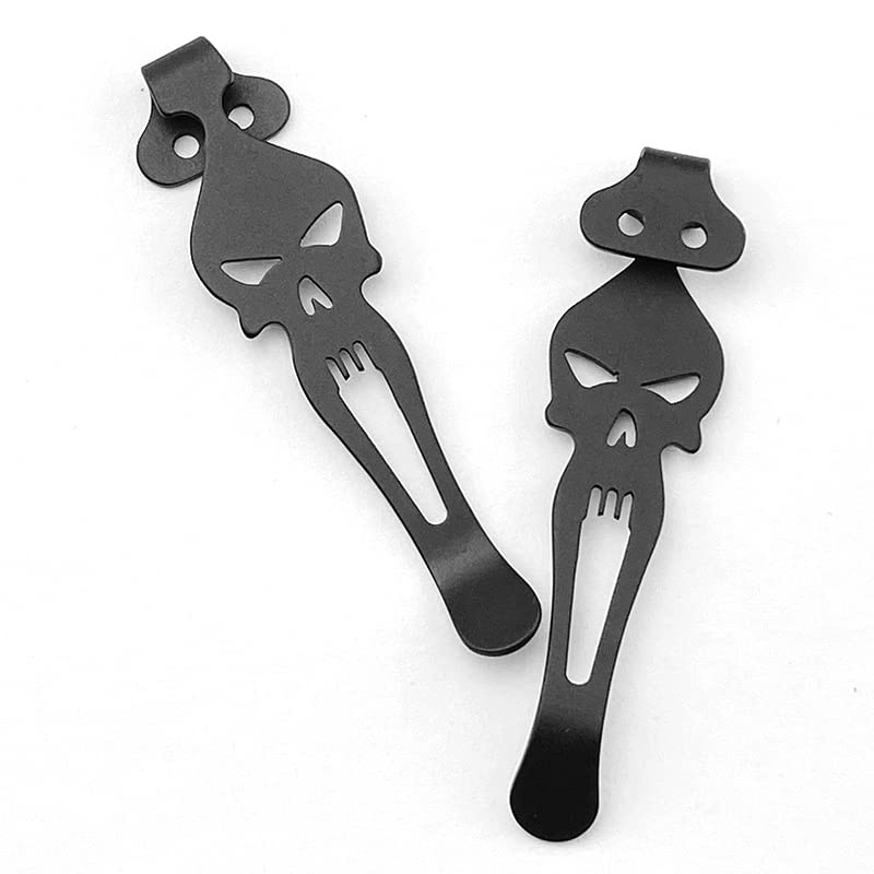 BOYAGU ZT Zero Error Back Clip 0350 Titanium Alloy Pocket Clip CNC Tool Back Clip (Size : A)