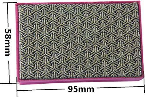 Diamond Hand Pad, 100 Grit Diamond Hand Polishing Pad Electroplated Polishing Pad, Hand-Held Sanding Block