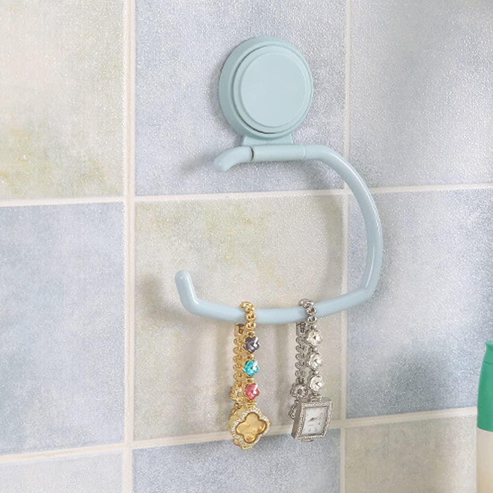 DEPILA Door Metal Hooks for Hanging Suction Cup Hooks for Shower, Bathroom, Kitchen, Glass Door, Mirror, Tile – Holder for Hanging Up to 6Lbs Hanger