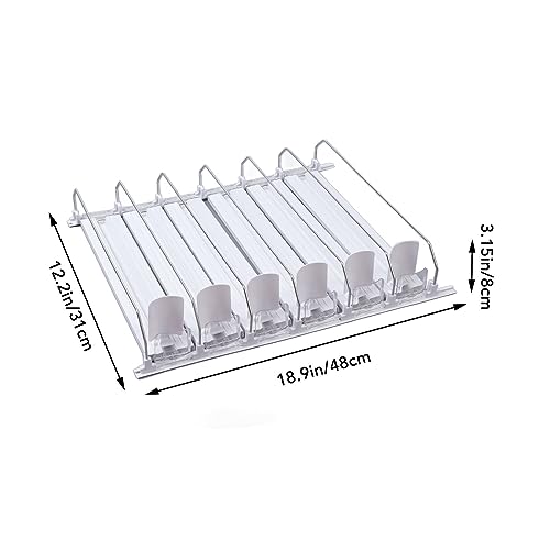 Drink Automatic Pusher Glide, Easy To Install Refrigerator Soda Can Organizer Strong Bearing Capacity for Home (31cm)