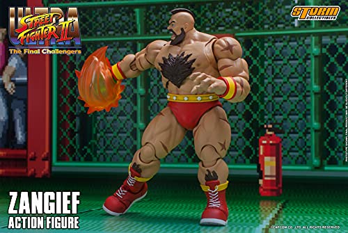 Storm Collectibles - Ultimate Street Fighter II: The Final Challenger - Zangief, Action Figure, STM87180 Red