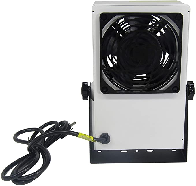 Ionizing Air Blower Fan Ion Anti-Static Elimination Discharge ESD Blower Fan 110V Ionizer Desktop Fan Eliminator