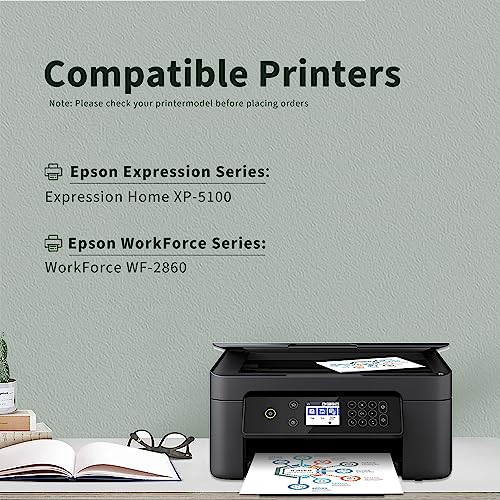 Greenjob 202XL Remanufactured Ink Cartridges Replacement for Epson 202XL Ink Cartridges Multipack 202 XL T202 T202XL to use with Workforce Wf-2860 Expression Home Xp-5100 Printer (BCMY, 4 Pack)