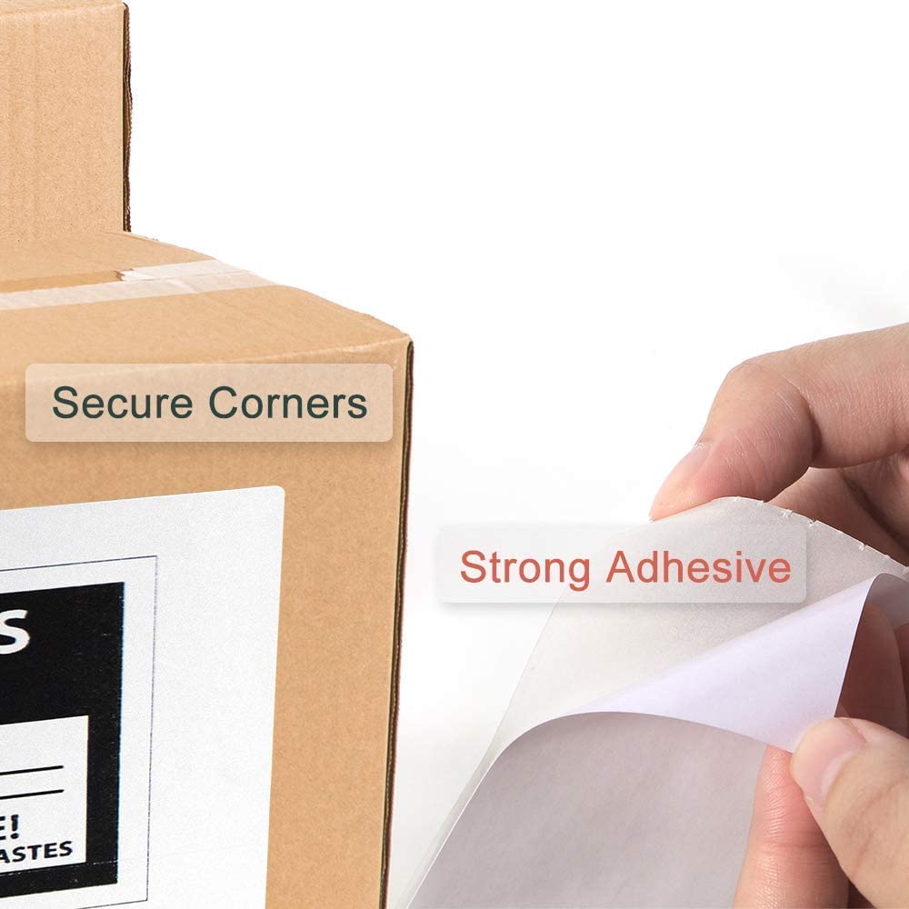 BESTEASY 4" x 6" Fanfold Direct Thermal Labels, White Perforated Permanent-Adhesive Shipping Labels, Mailing Address Label, Compatible with Zebra, Elton (4 Stack 1000 Labels/Stack)