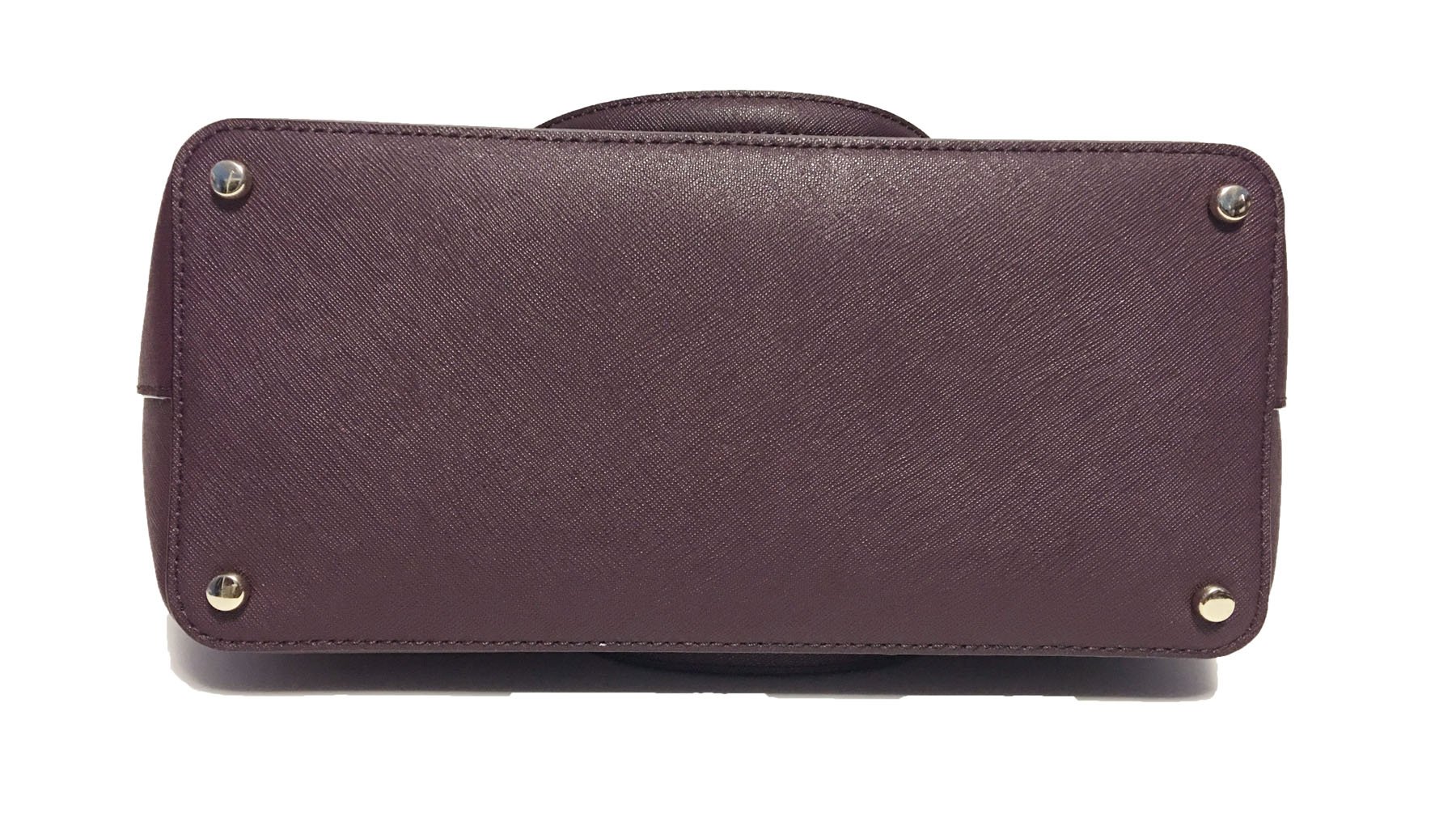 Kate Spade Laurel Way Small Dally Leather Tote Bag Mahogany Wine
