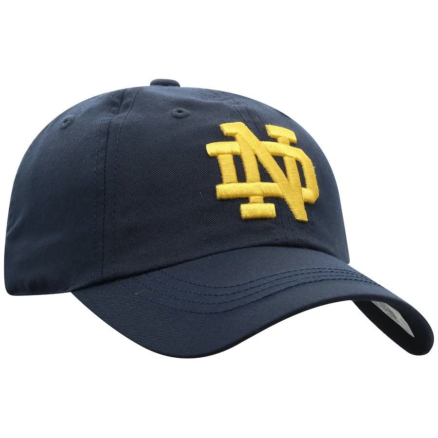 Campus Hats Notre Dame Fighting Irish Navy Blue Kelly Green ND Premier One Fit Men/Womens Fitted Hat/Cap Large XL, X-Large