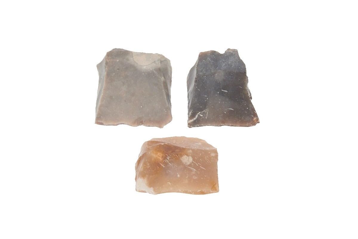 Muzzle-Loaders Authentic 18th Century Flintlock Standard Flints - 7/8" - 3 Pack - MZ1208