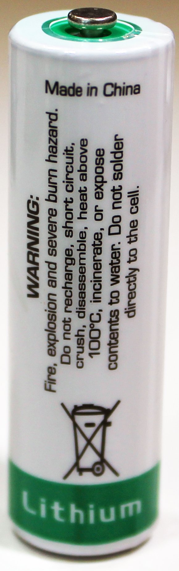 Saft LS-14500 AA 3.6V Lithium Battery - non Rechargeable
